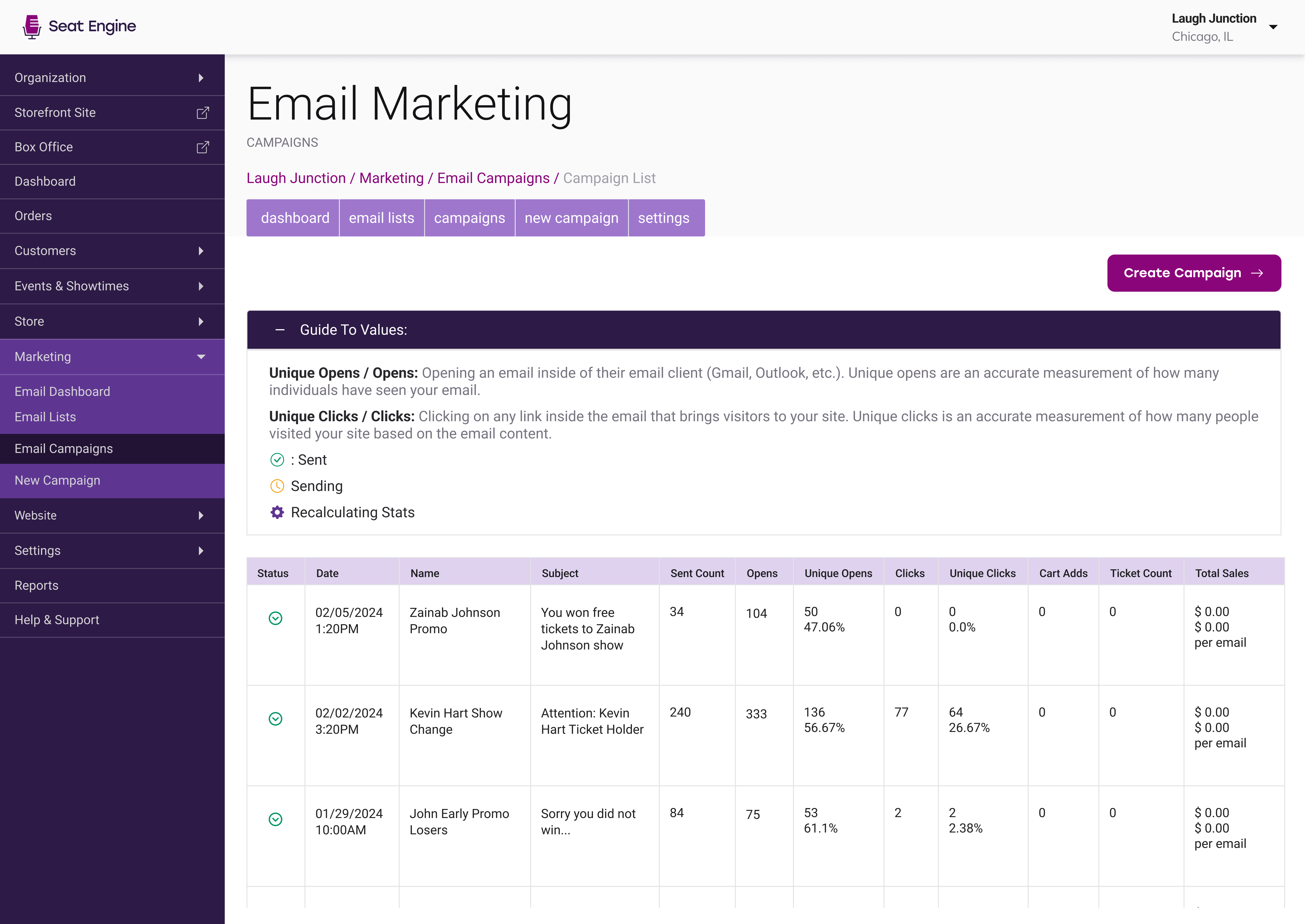 Venue Ticketing Software | Seat Engine